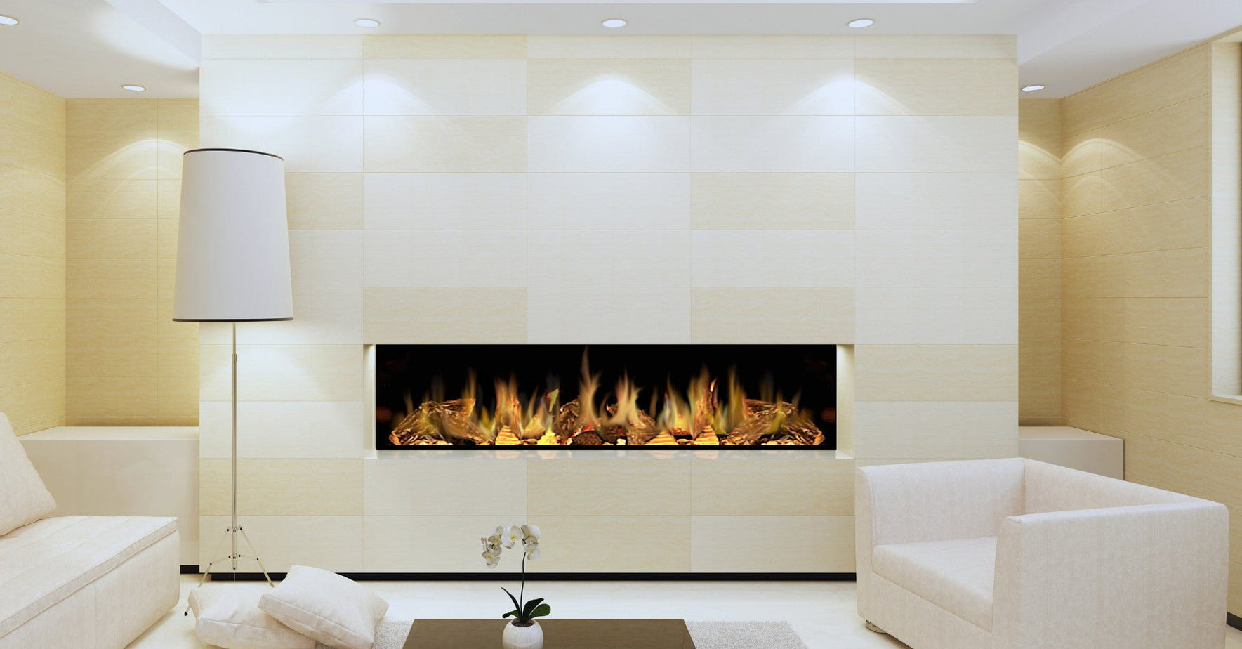 Royal Scenic 1000 Hole in the Wall Gas Fire | Remote Control ...