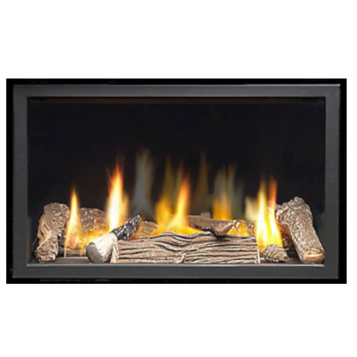The Series 6000 Deluxe Frameless Black Gas Fire | Remote Control ...