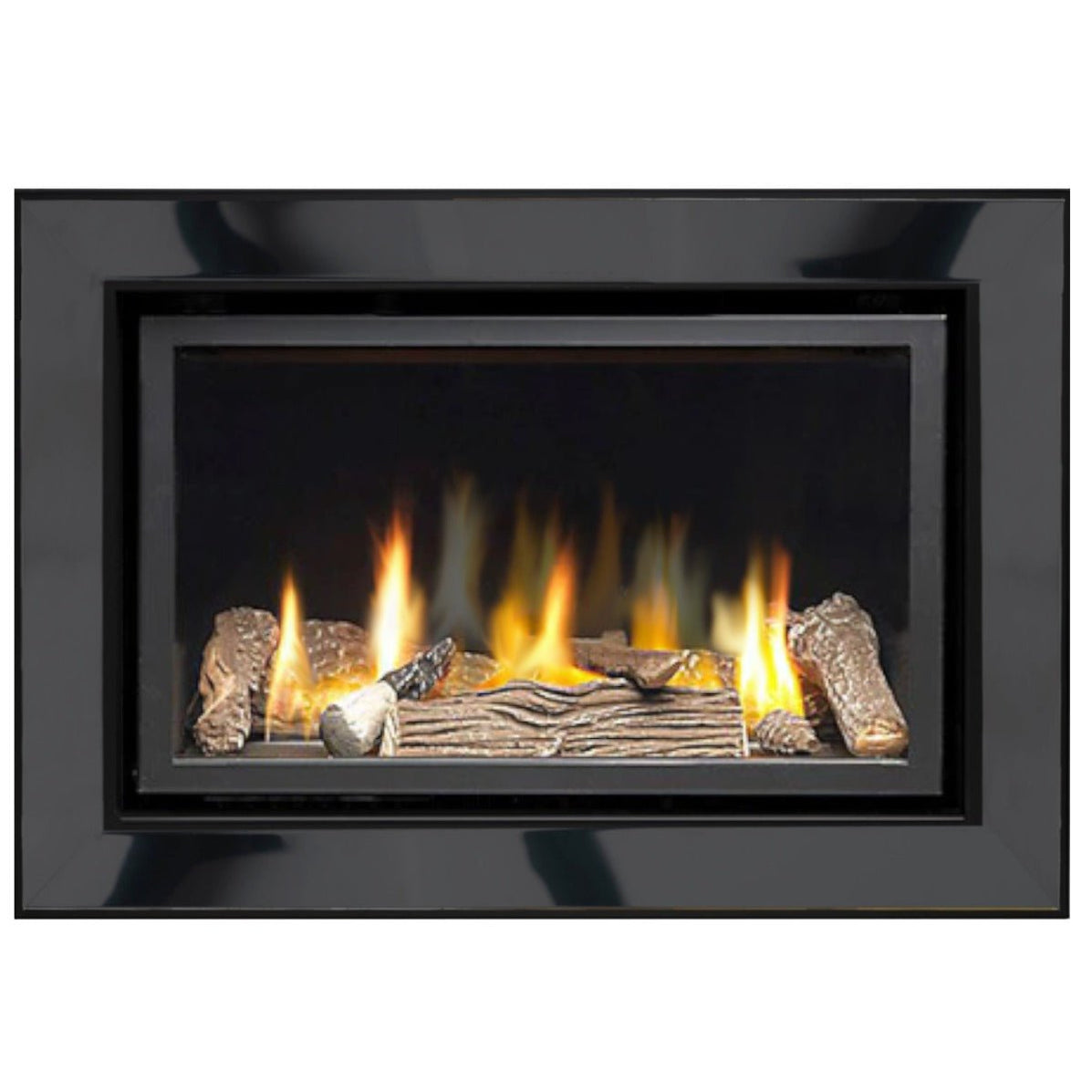 The Series 6000 Deluxe Nickel Gas Fire | Remote Control — Siroccofires.com