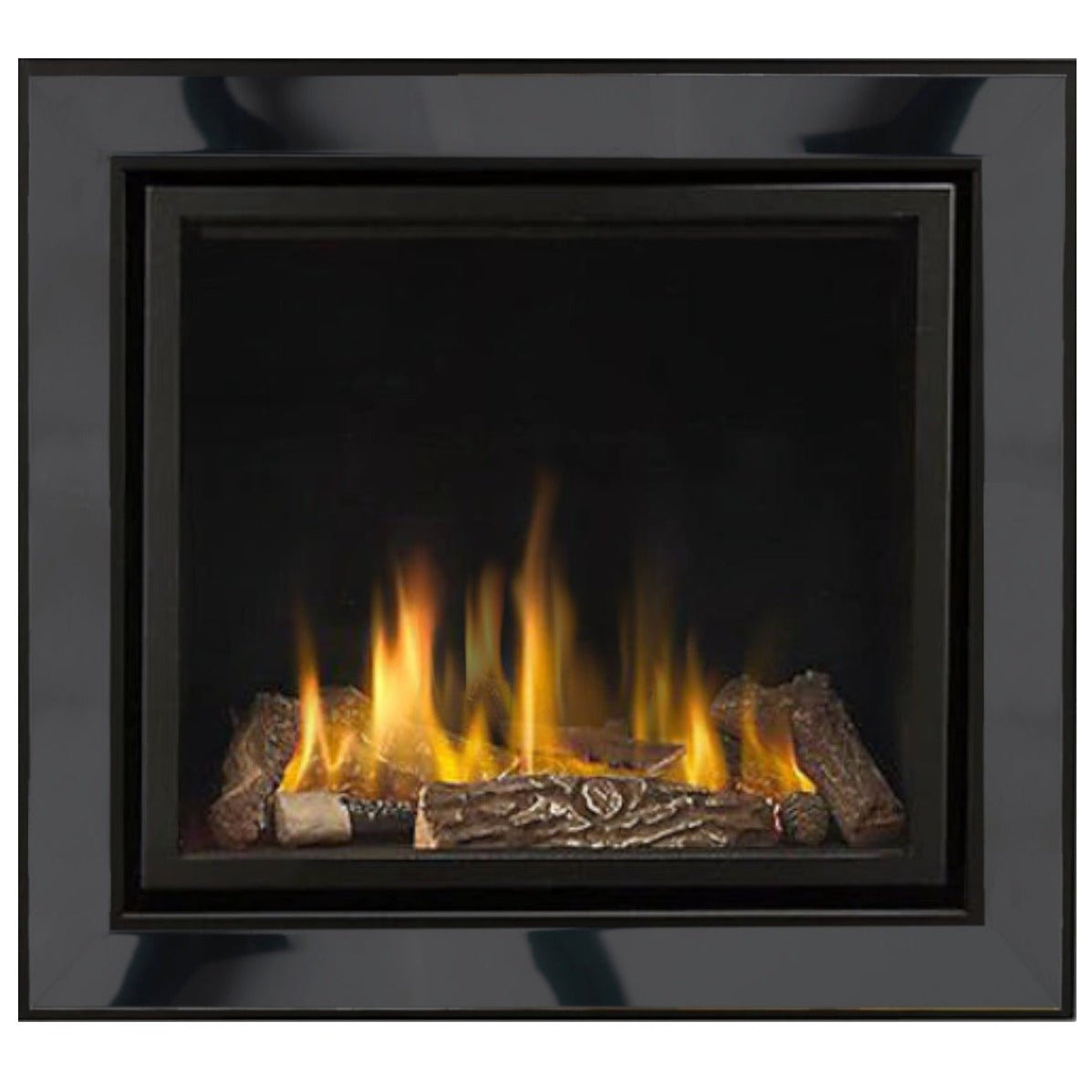 The Series 7000 Deluxe Nickel Gas Fire | Remote Control — Siroccofires.com