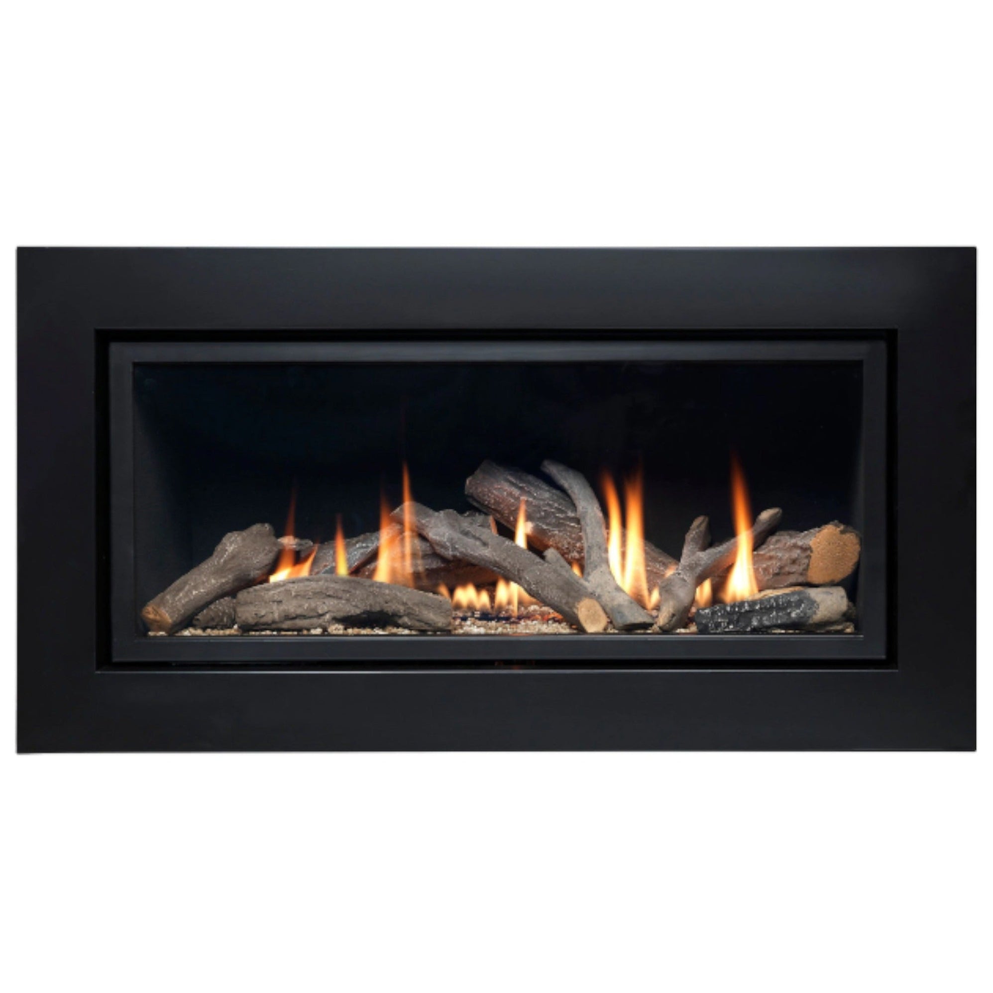 The Series 8000 Black Gas Fire | Slide Control — Siroccofires.com